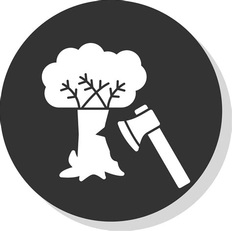 Tree Cutting Vector Icon Design Vector Art At Vecteezy