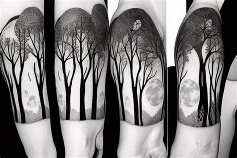 Trees Tattoo Sleeve