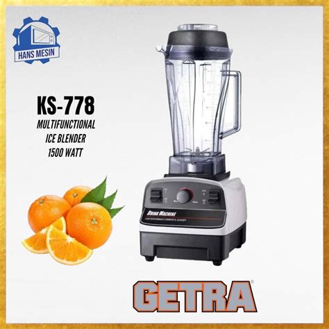 Jual Heavy Duty Blender Getra Ks 778 Shopee Indonesia