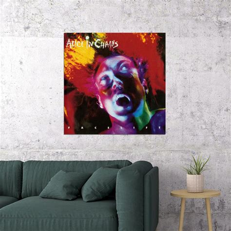 Poster Alice In Chains Facelift Album Cover Art Grunge Music Poster