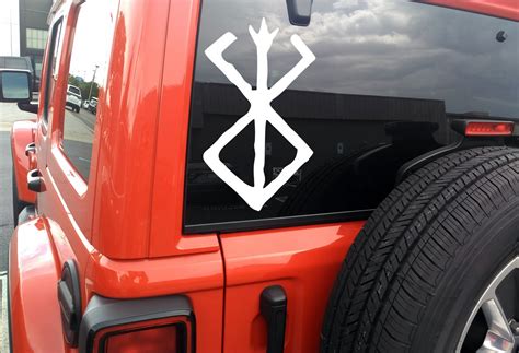 Berserk Rune Vinyl Decal Viking Rune Symbol Die Cut Sticker