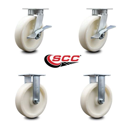 Service Caster 4 Piece Nylon Caster Set Wayfair