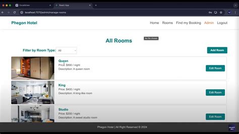 Postgres Spring Boot Full Stack Project Hotel Booking System Spring