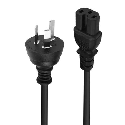 3 Pin Nz Male To Iec C15 Female Keyway Plug 20m Power Cord Empr Nz