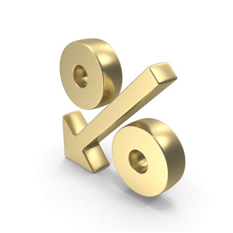 Gold Percentage Decrease Symbol Png Images And Psds For Download