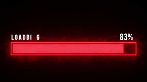 4k Black Background And White Loading 100 Graph Circle Bar Video
