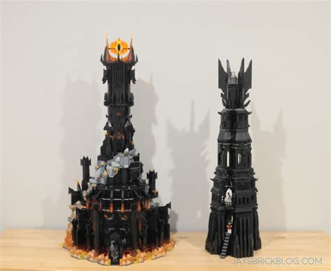 Heres How Tall Lego 10333 Barad Dur Is Plus How It Compares To Orthanc And Other Tall Sets
