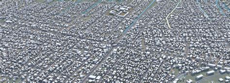 Mbuji Mayi City Congo 3d Model Flippednormals