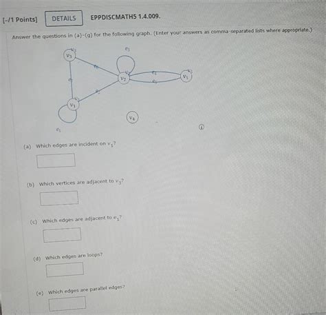 Solved Answer The Questions In A G For The Following