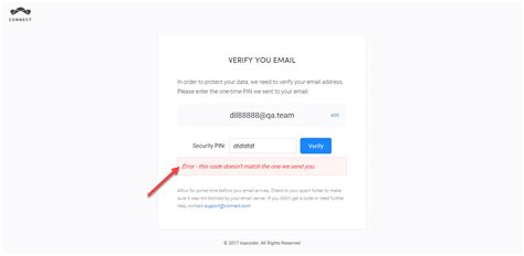 [ 100] error message is not displayed if user enters wrong pin so many