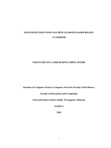 Real Time Spam Detection Pdf Machine Learning Statistical Classification