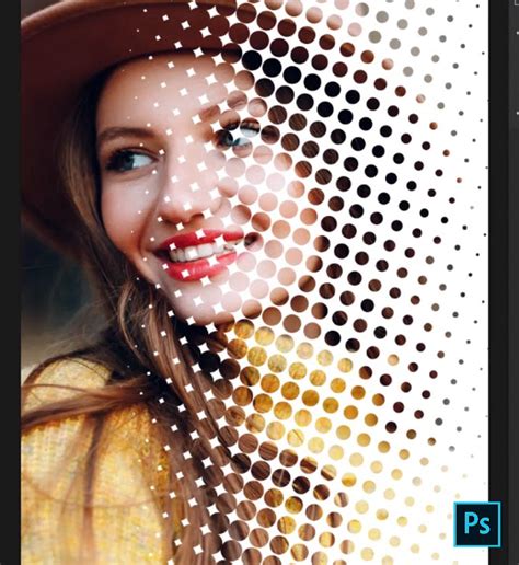 Amazing Photoshop Tutorial How To Create The Dotted Halftone Pattern Effect Youtube
