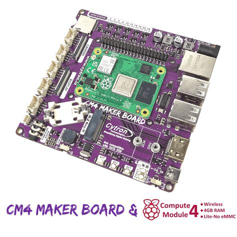 Cm4 Maker Board And Kits Makers Carrier Board For Raspberry Pi Cm4cm5