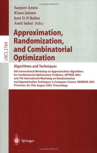 『approximation Randomization And Combinatorial 読書メーター