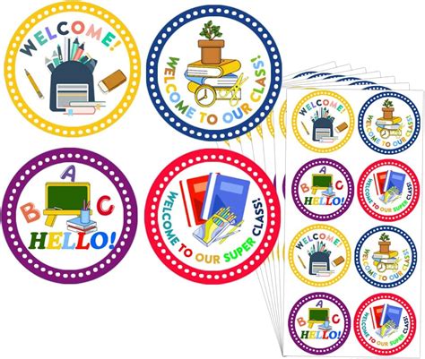 Back To School Stickers Labels2 Inch Welcome To Our India Ubuy