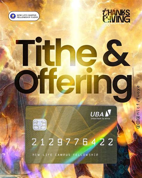 Tithe And Offering Flyer Design In 2025 Church Media Design Church Graphic Design Christian