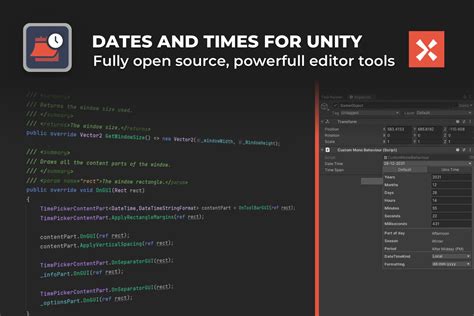 Dates And Times For Unity