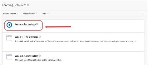 Add A Course Lecture Recording Link Original Elearning University
