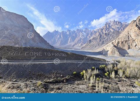 Majestic Passu Cones Or Passu Cathedral In Gojal Valley Gilgit Baltistan Pakistan Stock Image