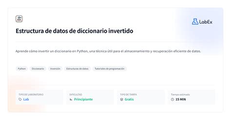 inversión de diccionarios en python tutoriales de programación labex