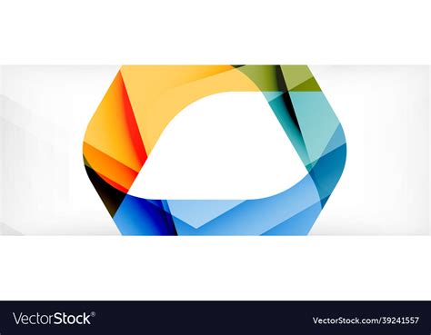 Minimal Abstract Background Color Overlapping Vector Image