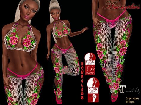 Second Life Marketplace Anomalies Suit Grid White Rose
