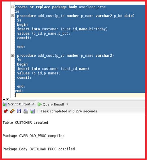 Overloading Subprograms With Procedures In Oracle Dot Net Tutorials
