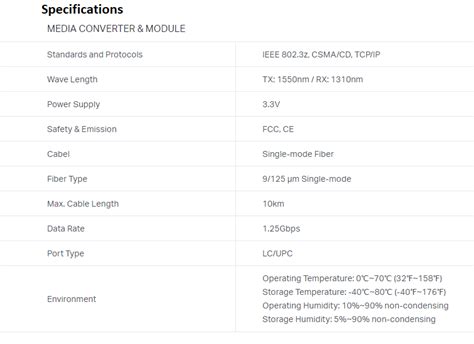 Tp Link Sm A Gigabit Single Mode Wdm Bi Directional Sfp Module
