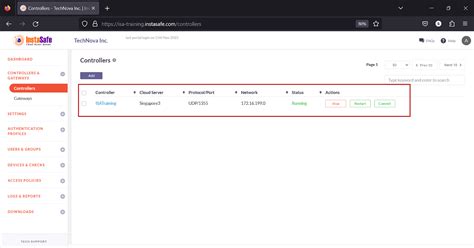 Performing Operations Of The Isa Controller Instasafe Documentation Hub
