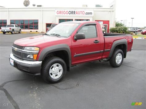 2006 Cherry Red Metallic Chevrolet Colorado Z71 Regular Cab 4x4