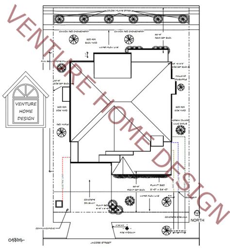 Plot Plan Drawings Residence