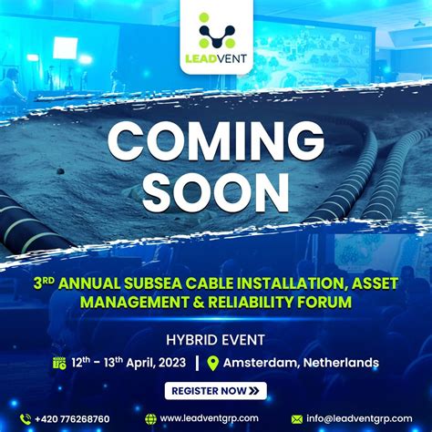Subsea Cable Asset Management And Reliability Forum Posted On Linkedin