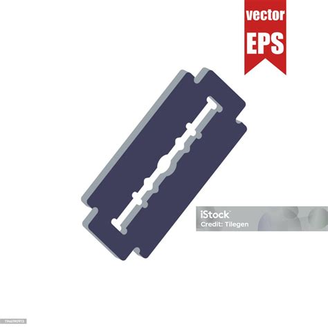 면도 블레이드 아이콘입니다 등각 투영 및 3d 뷰를 표시 합니다 3차원 형태에 대한 스톡 벡터 아트 및 기타 이미지 3차원 형태 가장자리 강철 Istock