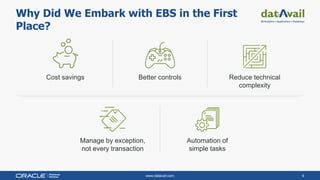 Taming The Beast Optimizing Oracle EBS For Radical Efficiency PPTX