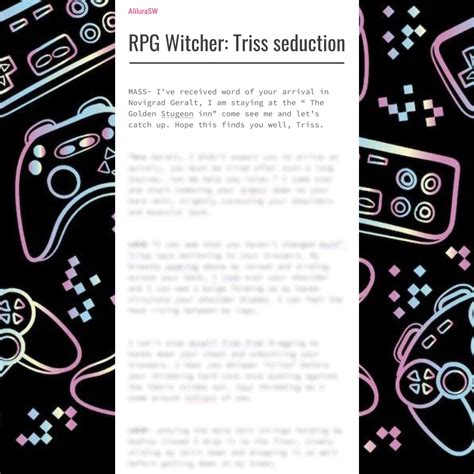 Role Play Gamer Script Rpg Sexting Script Adult Industry Scripts Onlyfans Rpg Script