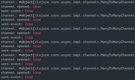 javascript server sent events in pedestal returns empty response