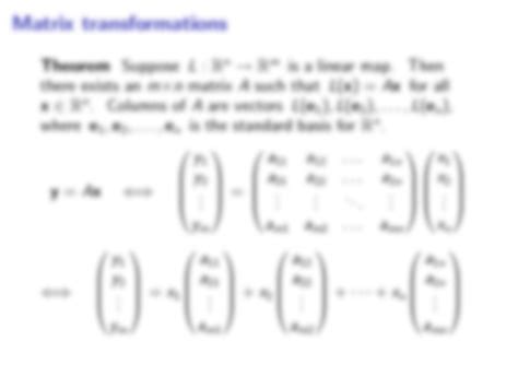 Solution Lecture 22 Matrix Of A Linear Transformation Similar Matrices
