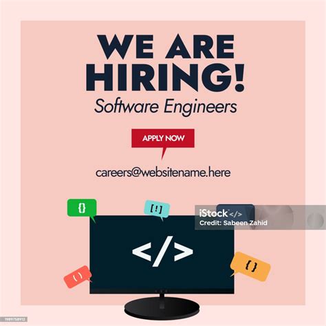 We Are Hiring We Are Hiring Software Engineers Announcement Banner