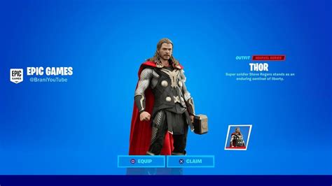 How To Get Thor Skin In Fortnite Free Thor Skin Youtube