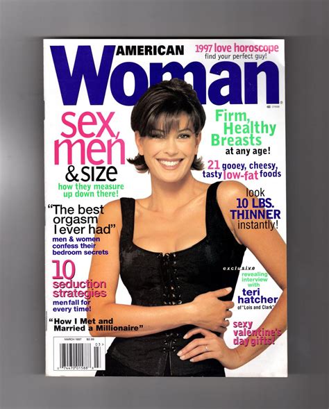 American Woman March 1997 Teri Hatcher Cover Sexy Valentine Ts Sex Men And Size Best