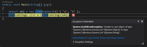 Why Can T I Cast List To List In C
