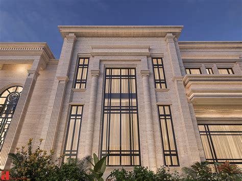 Neo Classical Exterior Elevation On Behance