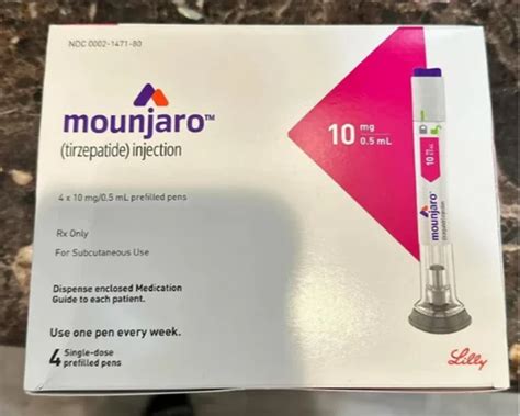 Mounjaro Tirzepatide 10mg 0 5ml Injection At ₹ 5000 Vial Tirzepatide