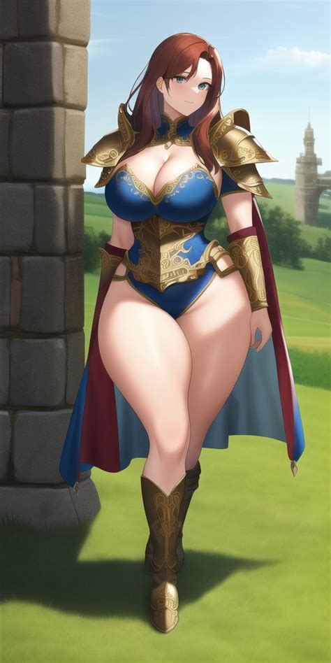 Rule 34 1girls Ai Generated Armor Big Breasts Female Female Only Nai