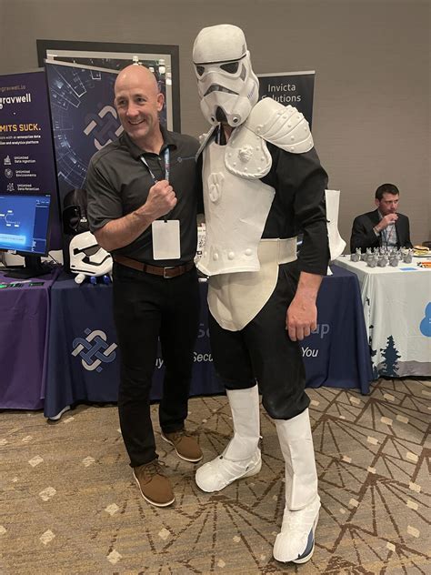Scott Shipman On Linkedin Lot Of Strange People At Cybercon And Storm Troopers