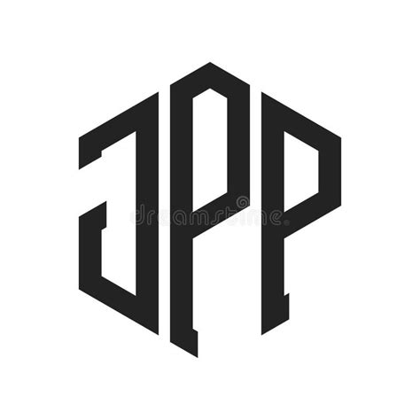 Jpp Logo Design Initial Letter Jpp Monogram Logo Using Hexagon Shape