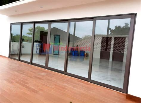 Jual Pintu Sliding Aluminium Pintu Geser Kaca Aluminium Minimalis