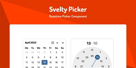 Svelty Picker Datetime Picker Component Made With Svelte