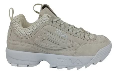 Zapatillas Fila Mujer Disruptor Ii Woven Cuotas Sin Interés
