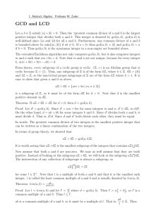 Gcd